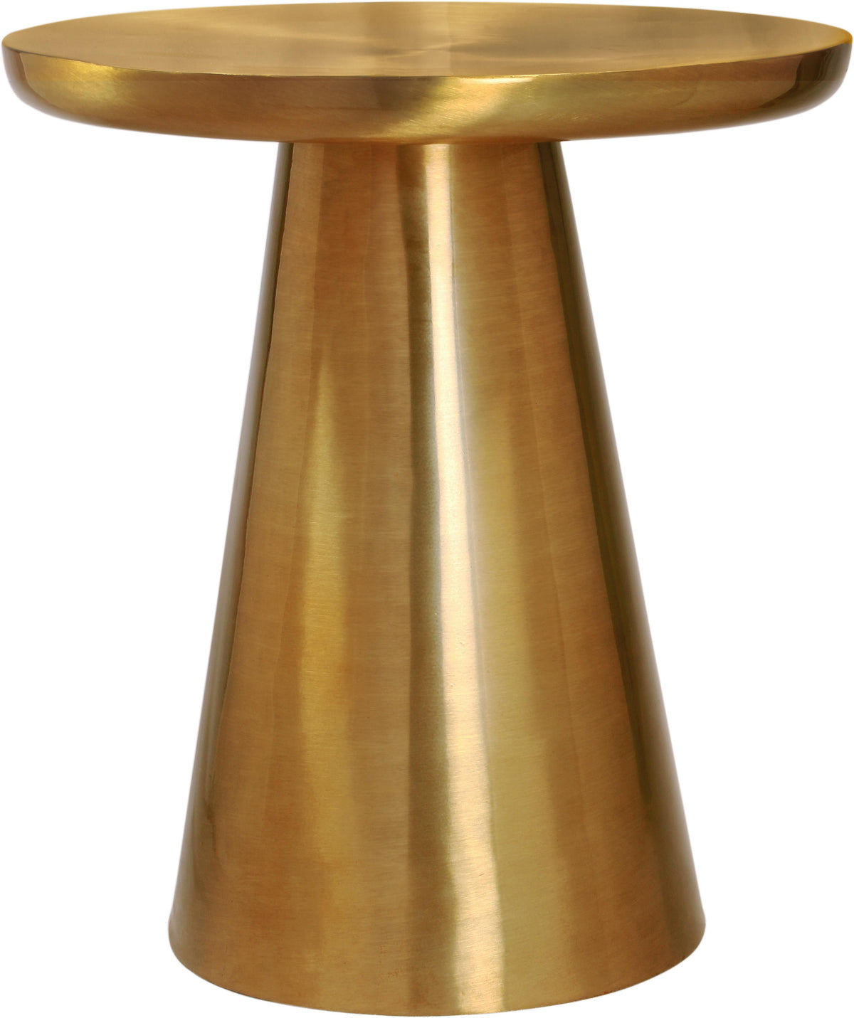 Martini Brushed Gold End Table | D&N Furniture (PA)